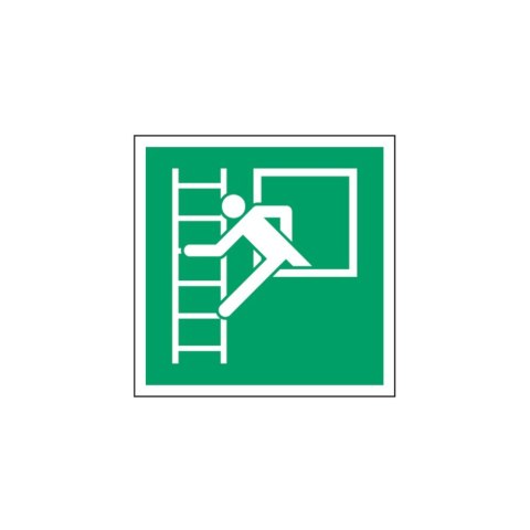 Znak 11 Okno ewak. z drabiną ewak. E16 150x150 FF > Fireshop